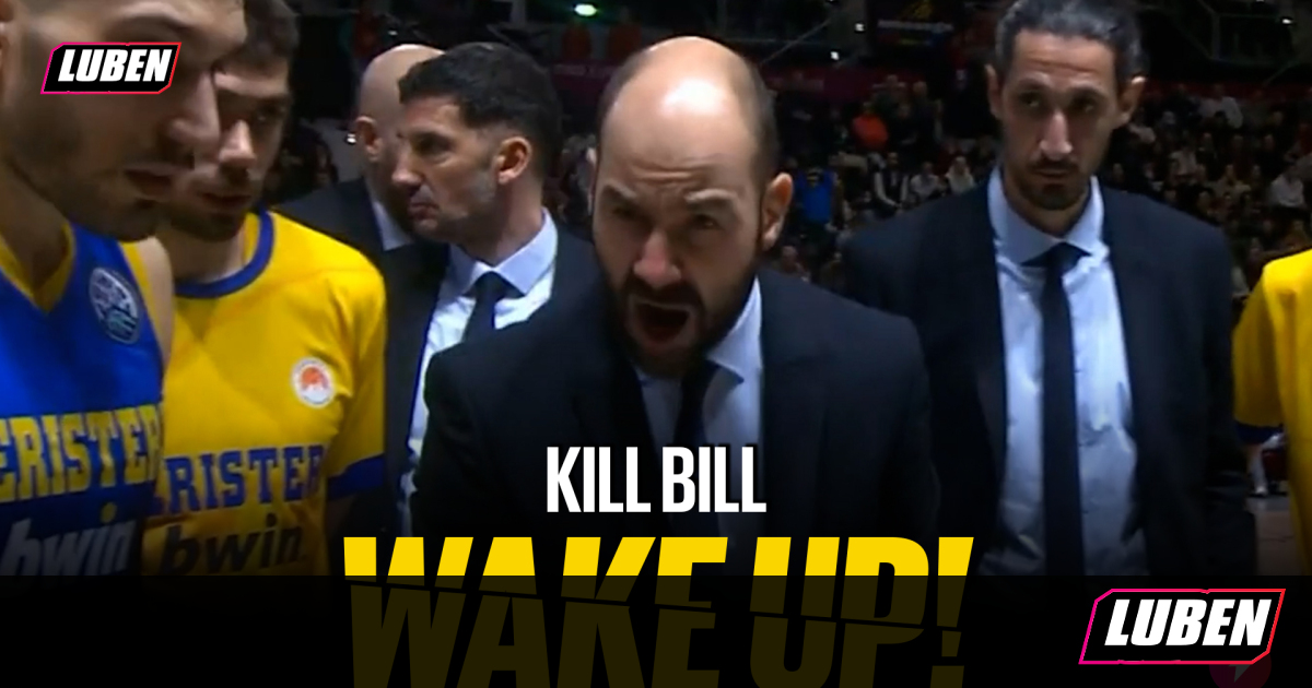 ΣΠΑΝΟΥΛΗ ΗΡΕΜΗΣΕ: Έξαλλος ο coach Kill Bill στον πάγκο του Περιστερίου